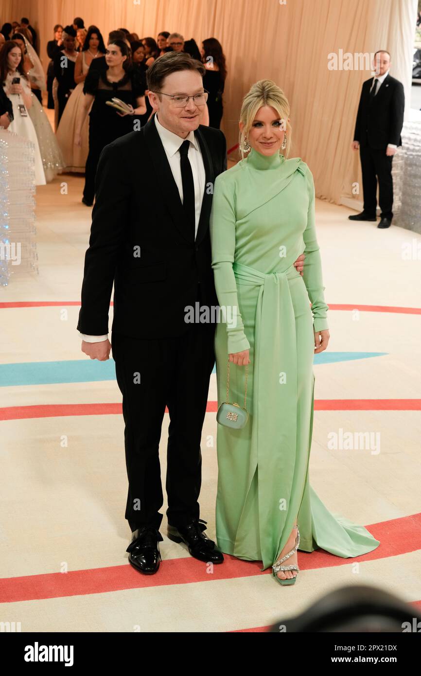 New York, USA. 01st May, 2023. Charles Schaffer, Elizabeth Cordry on ...