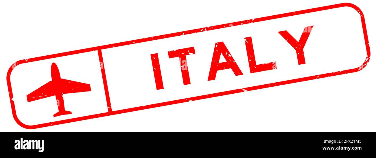 Italy visa stamp Cut Out Stock Images & Pictures - Alamy