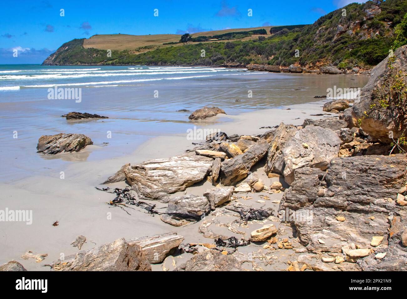 Beach at Cape Bridgewater, Bridgewater Bay Stock Photo - Alamy