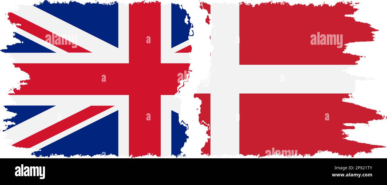 United kingdom kingdom denmark flags hi-res stock photography and ...