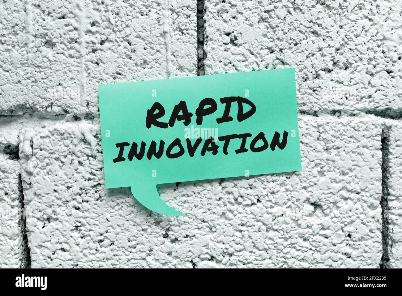 Text caption presenting Rapid Innovation, Internet Concept ...