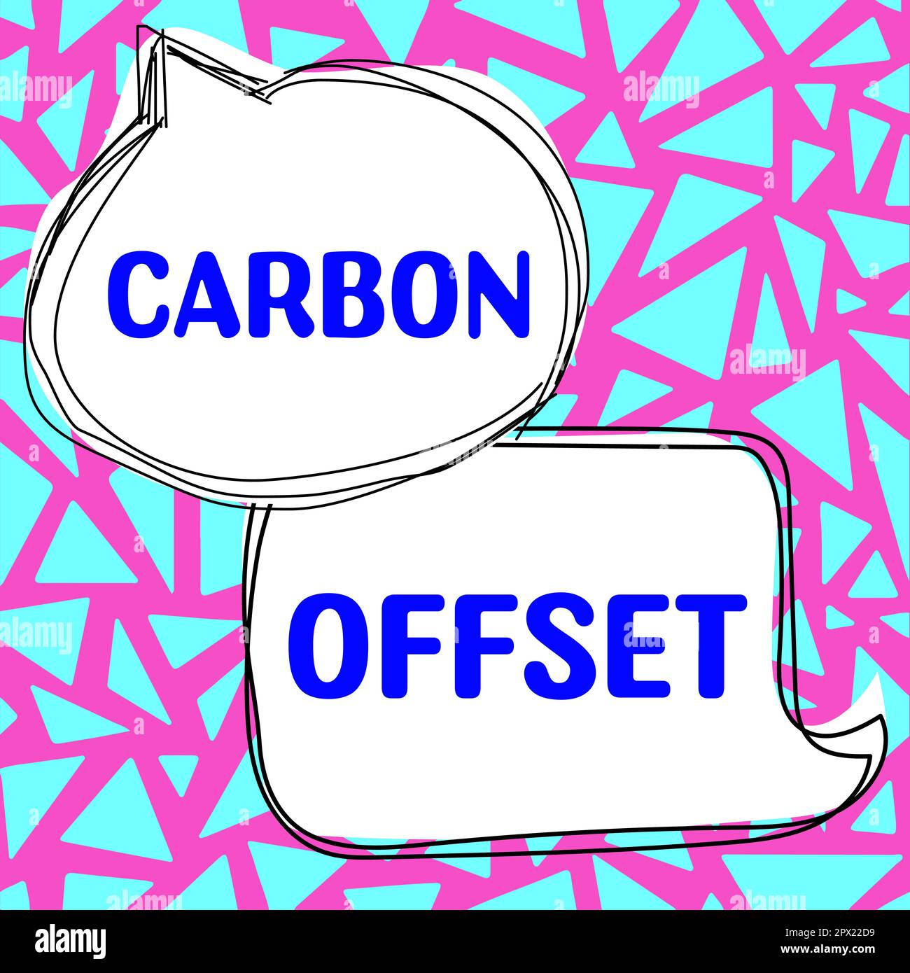 Conceptual caption Carbon Offset, Business idea Reduction in emissions ...