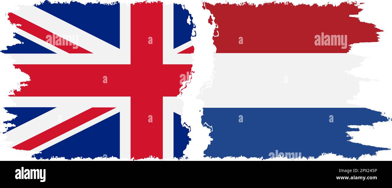 British and dutch flags Stock Vector Images - Alamy