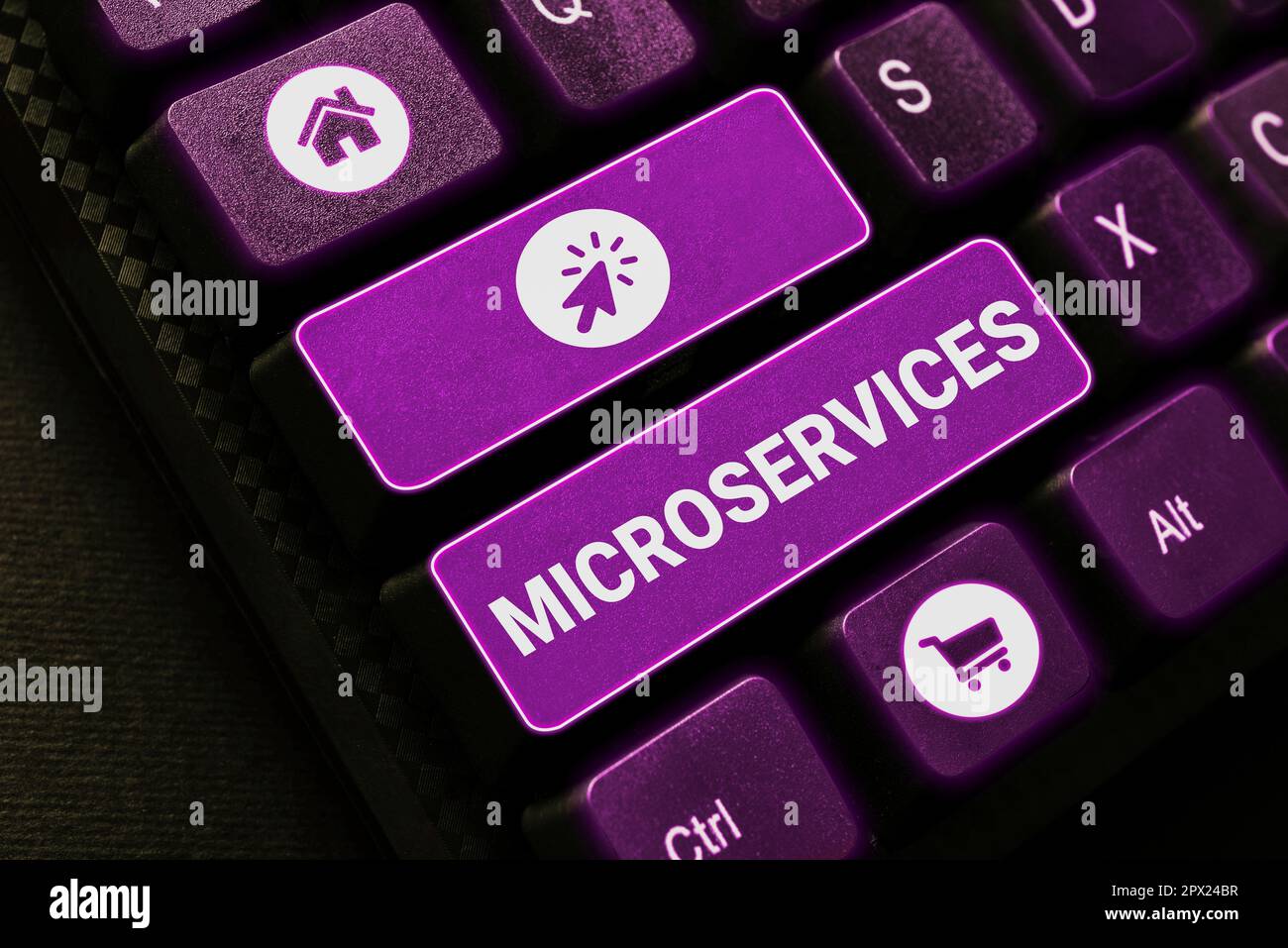 Sign displaying Microservices, Word for Software development technique ... Sign displaying Microservices, Word for Software development technique ...