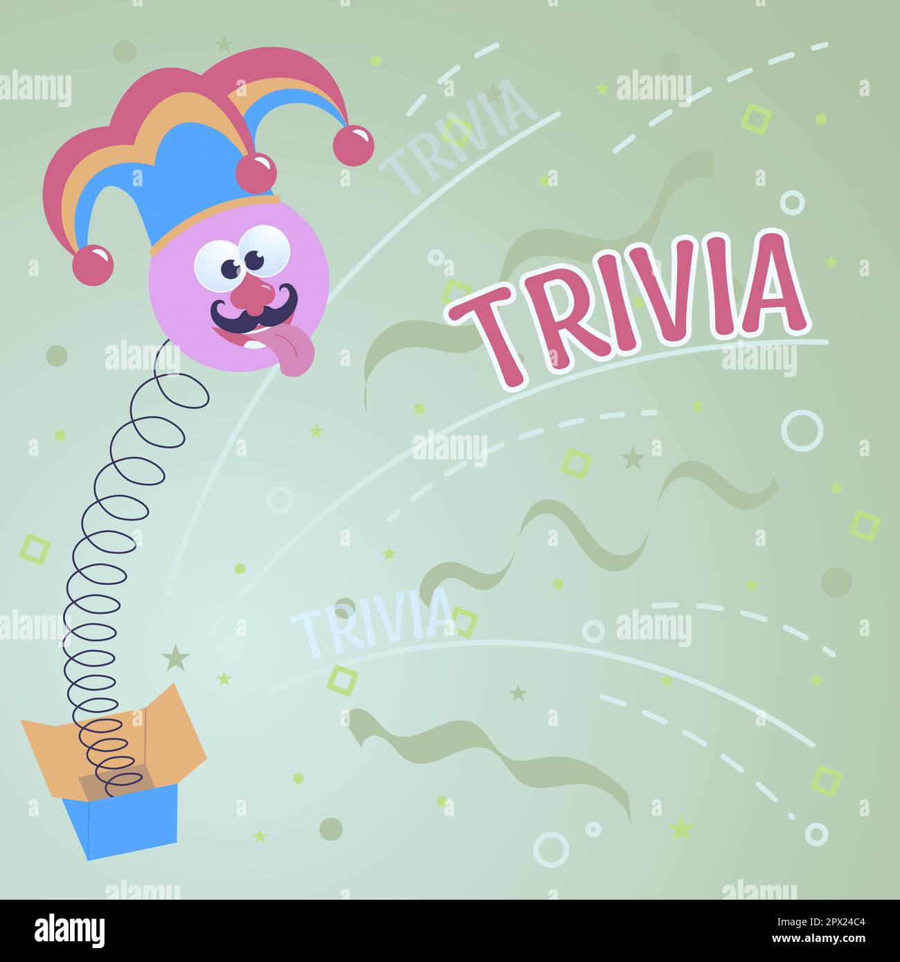 Sign displaying Trivia, Concept meaning details considerations pieces ...