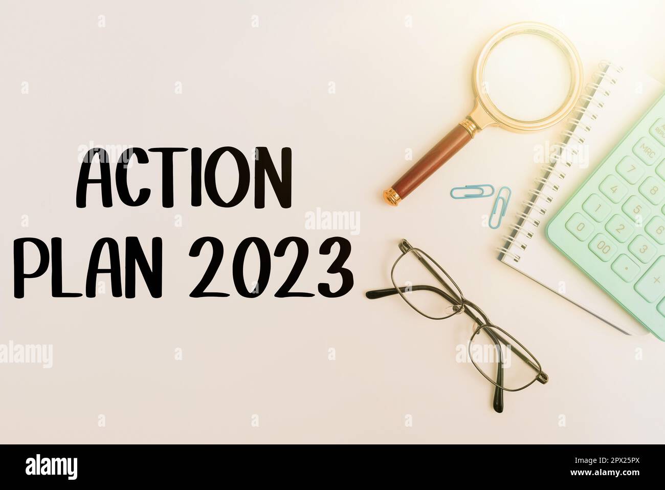 Text caption presenting Action Plan 2023, Business concept to do list ... Text caption presenting Action Plan 2023, Business concept to do list ...