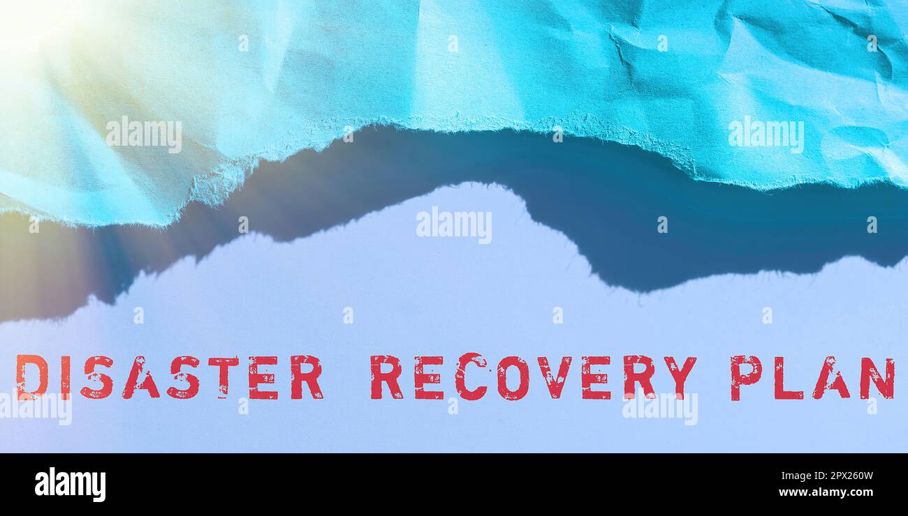 Conceptual caption Disaster Recovery Plan, Business approach having ... Conceptual caption Disaster Recovery Plan, Business approach having ...