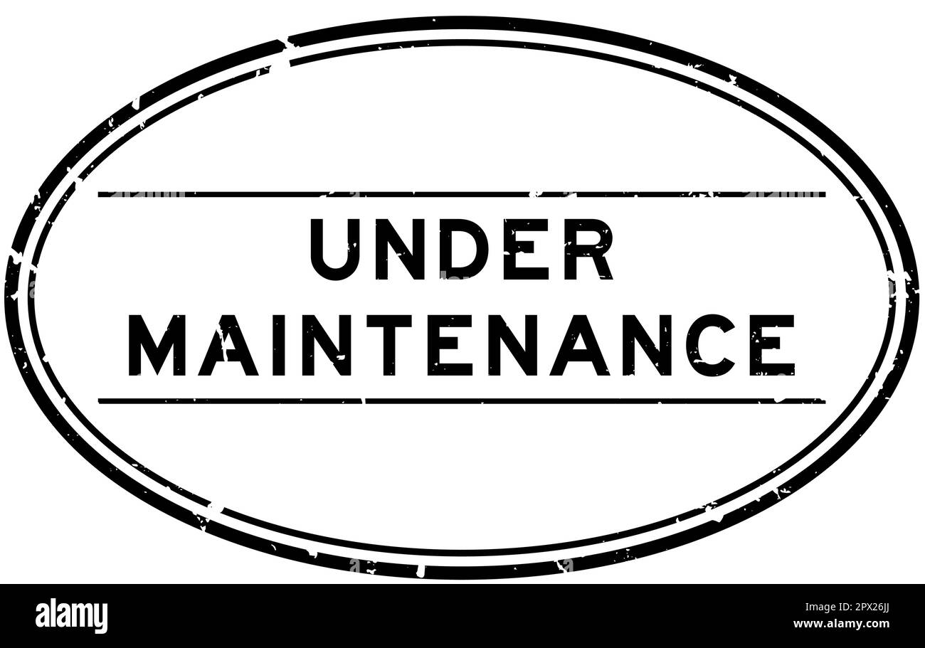 Closed for maintenance stamp hi-res stock photography and images - Alamy