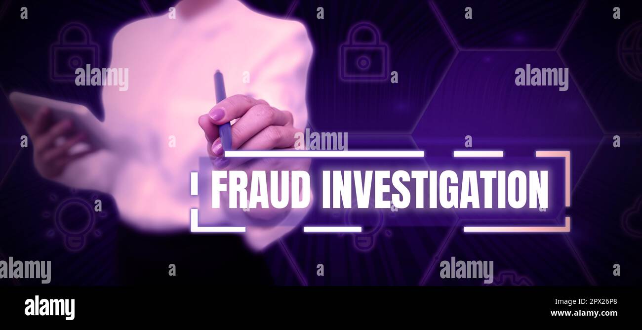 Conceptual display Fraud Investigation, Business showcase process of ... Conceptual display Fraud Investigation, Business showcase process of ...