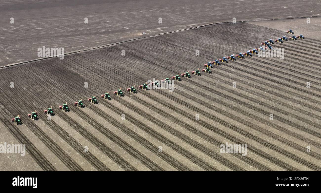 SHENYANG, CHINA - MAY 1, 2023 - Aerial photo taken on May 1, 2023 shows ...