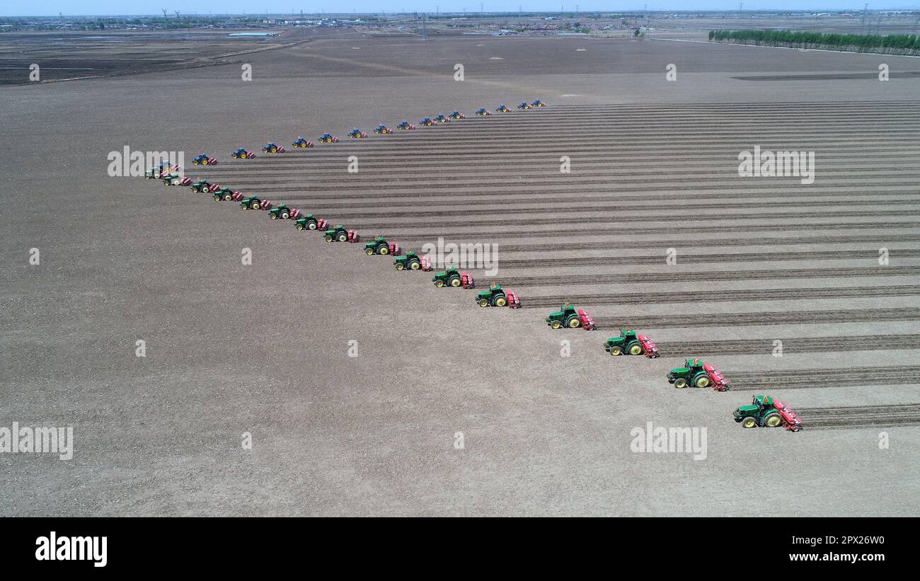 SHENYANG, CHINA - MAY 1, 2023 - Aerial photo taken on May 1, 2023 shows ...