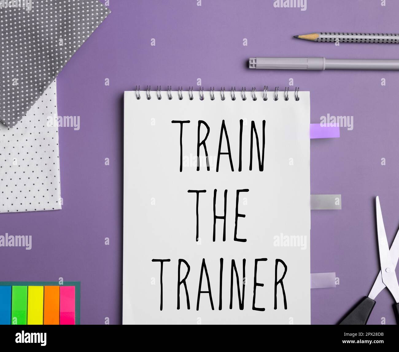 Text showing inspiration Train The Trainer, Word for identified to ...