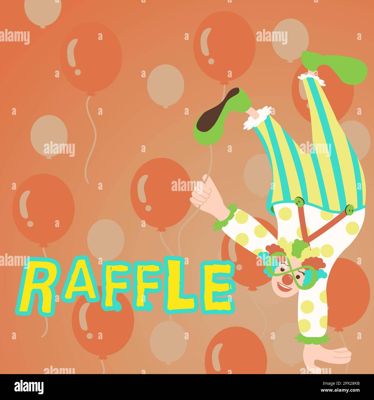 Handwriting text Raffle, Word for means of raising money by selling ...