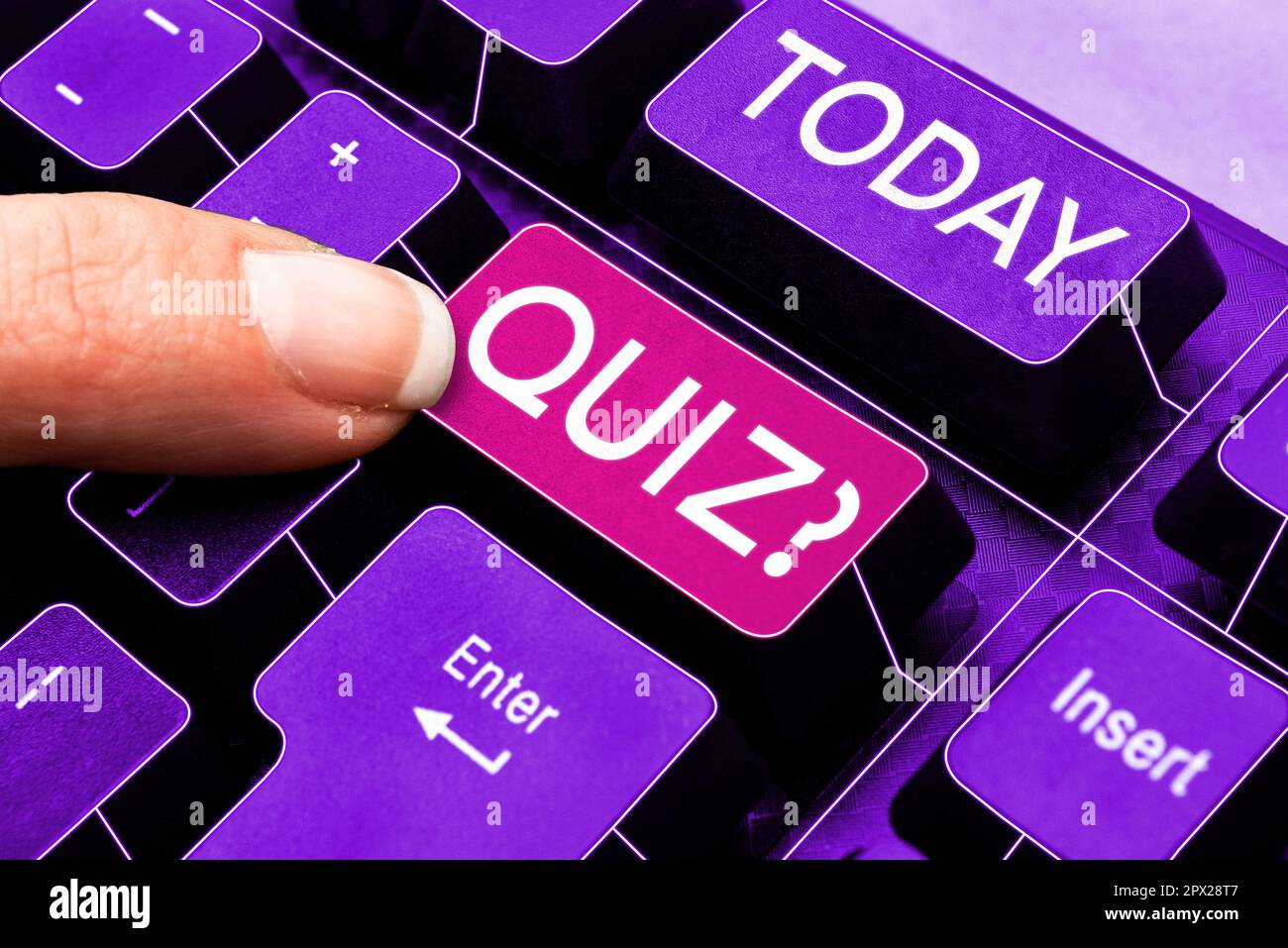 Hand writing sign Quiz, Business idea Short Tests Evaluation ...