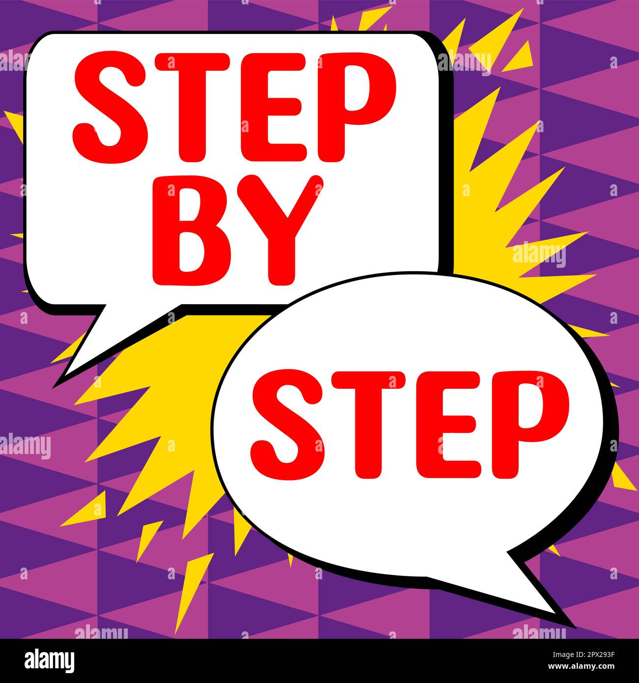 Conceptual caption Step By Step, Business showcase Slow progress Road ...