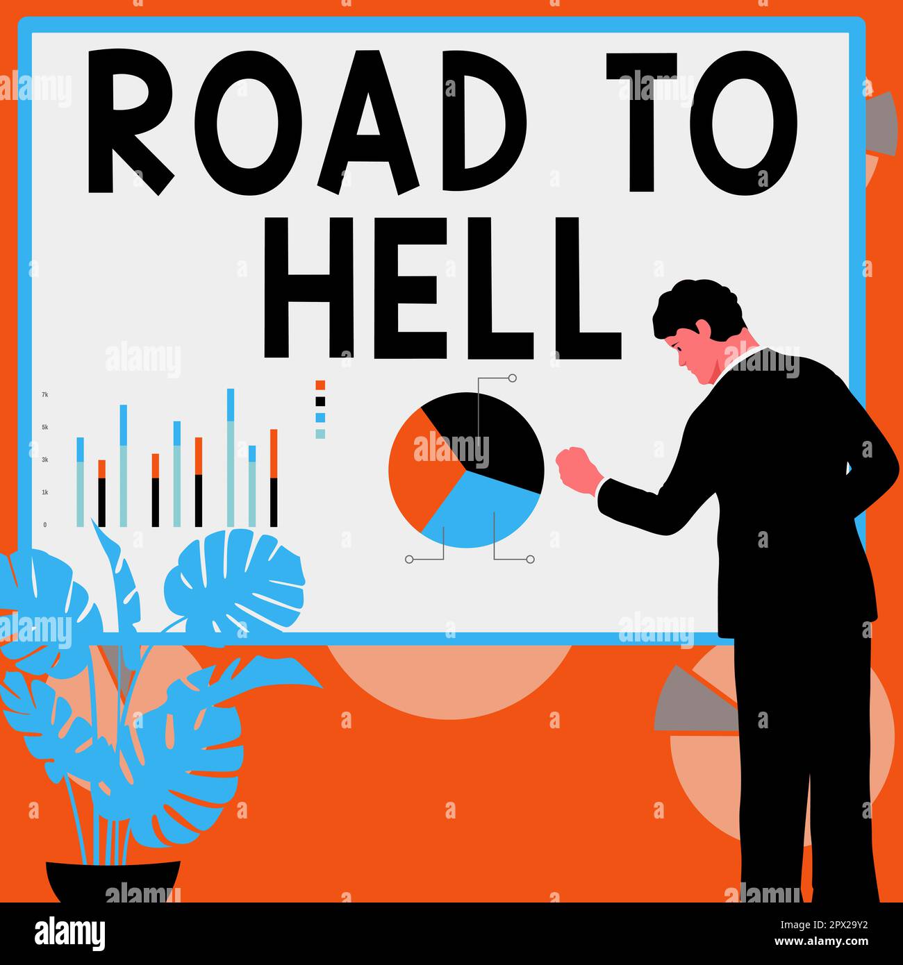 Hand writing sign Road To Hell, Business approach Extremely dangerous ...