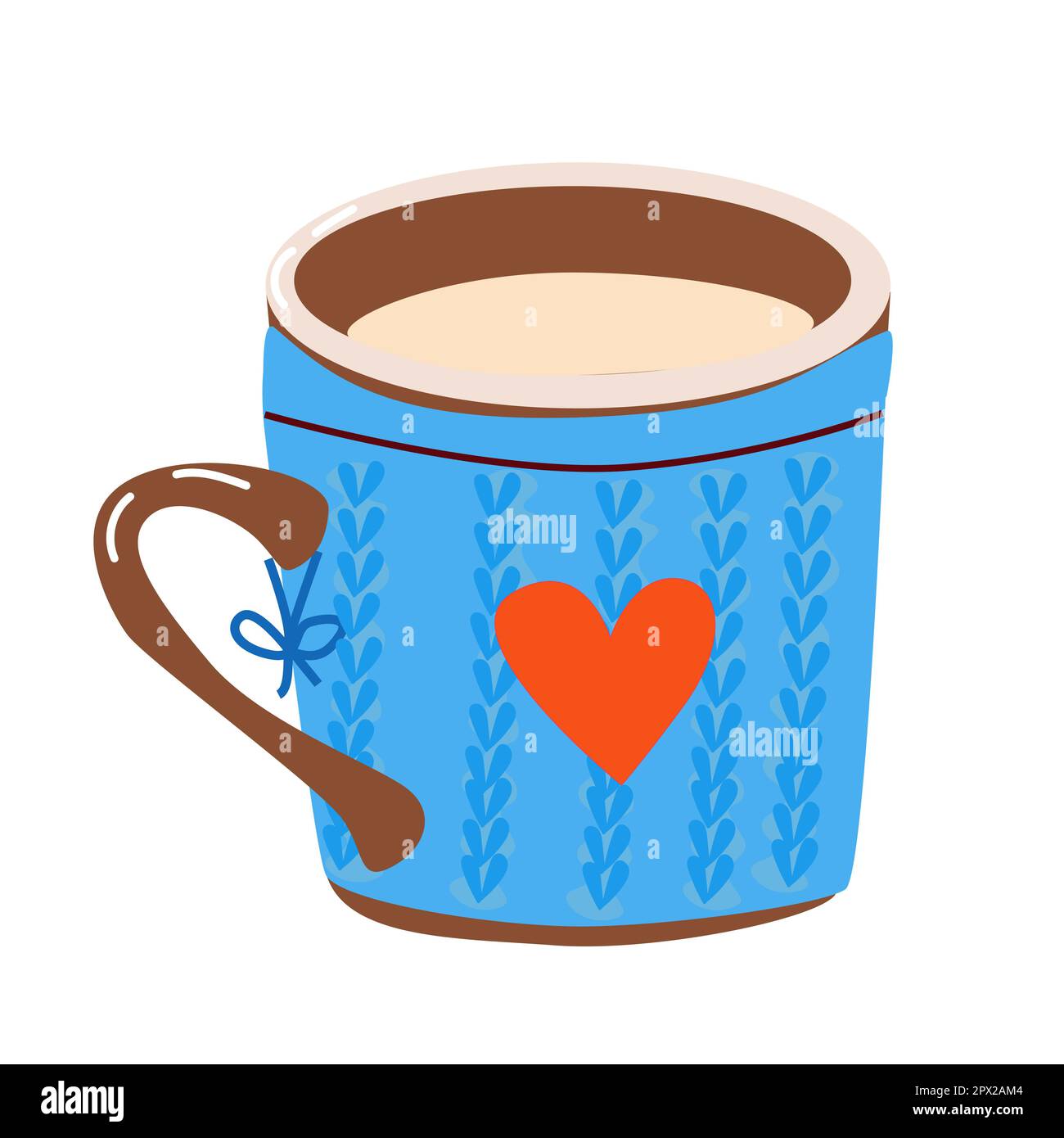 Knitted coffee Stock Vector Images - Alamy