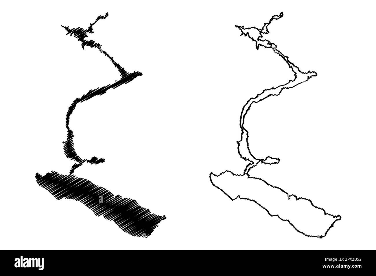 Lake Zaysan Map