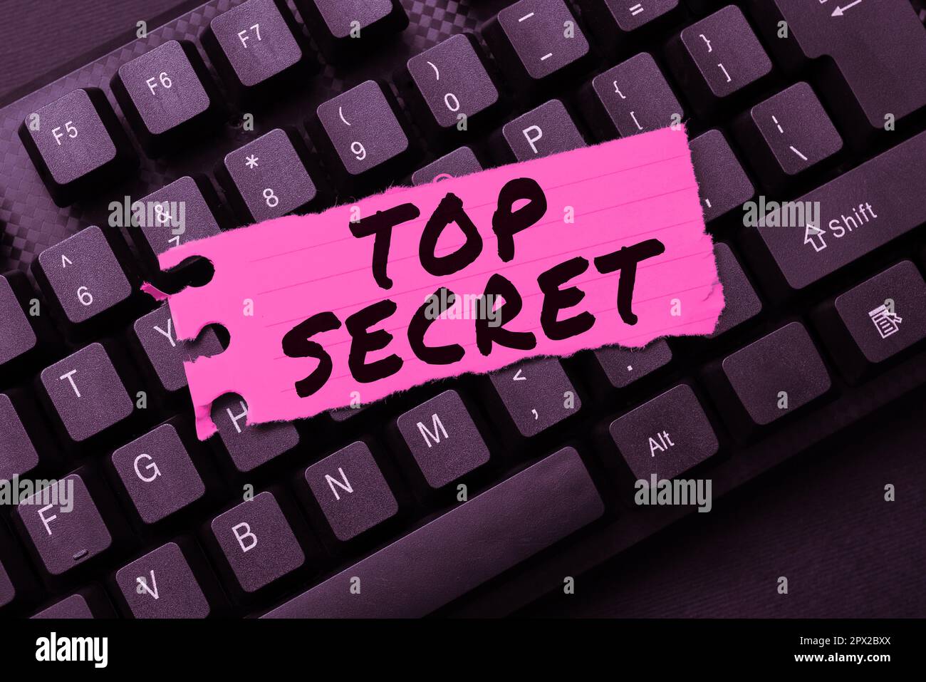 Text caption presenting Top Secret, Business idea telling someone ...