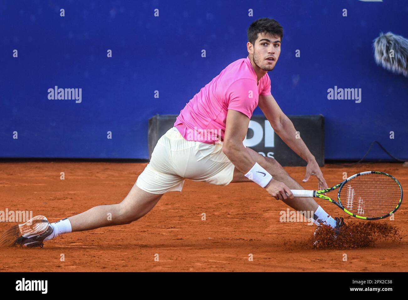 Carlos alcaraz volley hi-res stock photography and images - Alamy