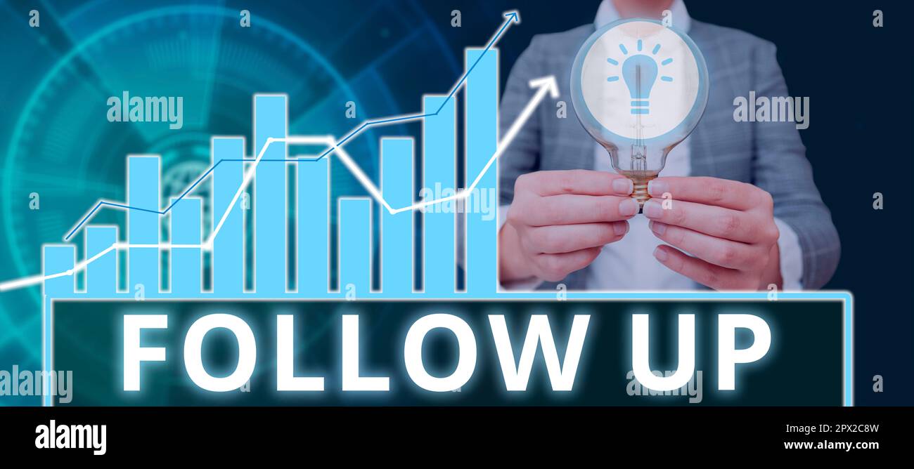 Conceptual display Follow Up, Business idea Additional info or any ...