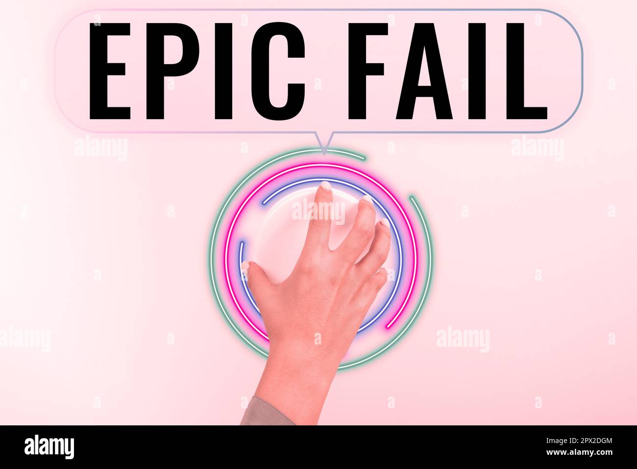 Writing displaying text Epic Fail, Business concept a spectacularly ...