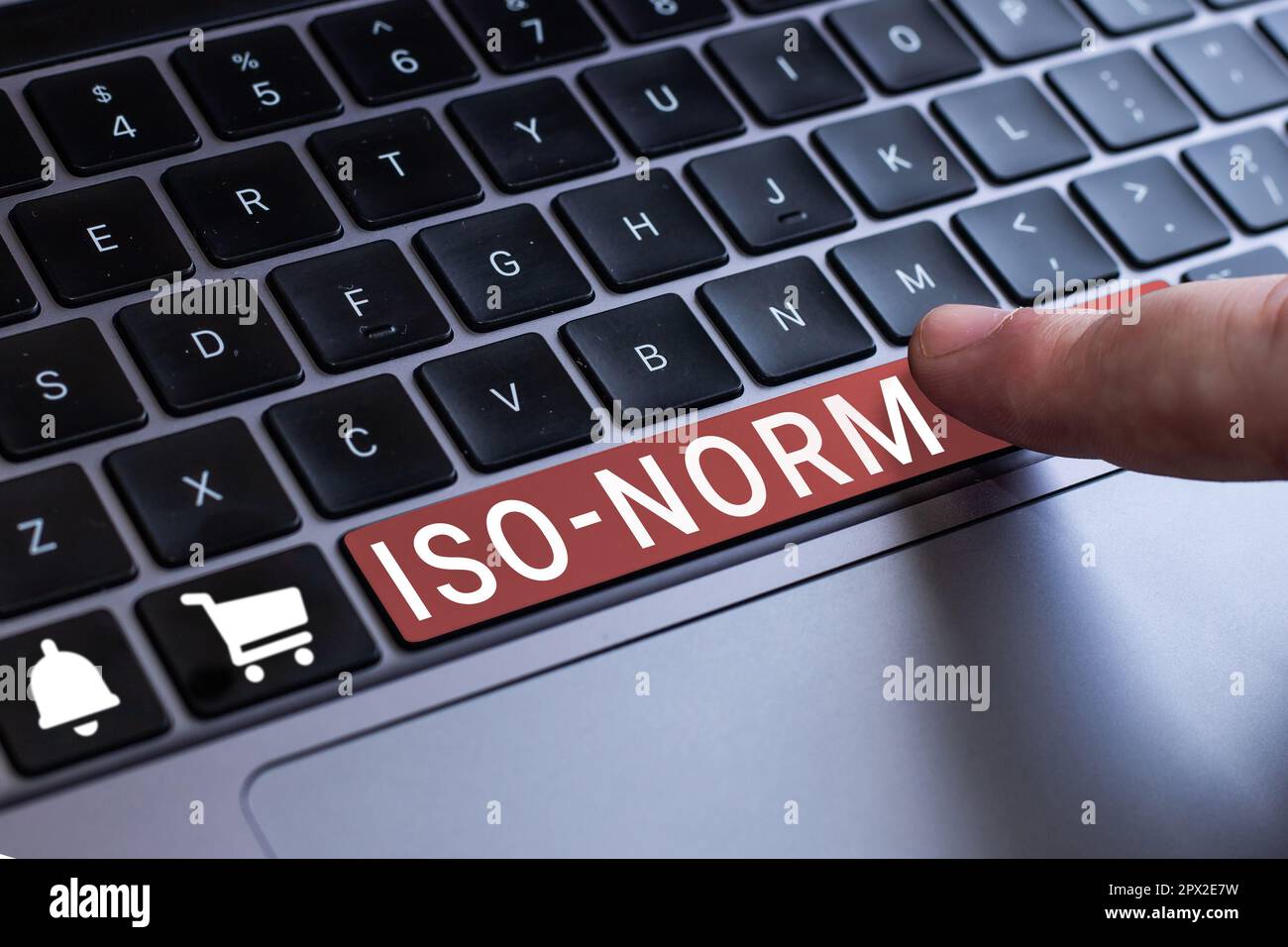 Inspiration showing sign Iso Norm, Concept meaning An accepted standard ...