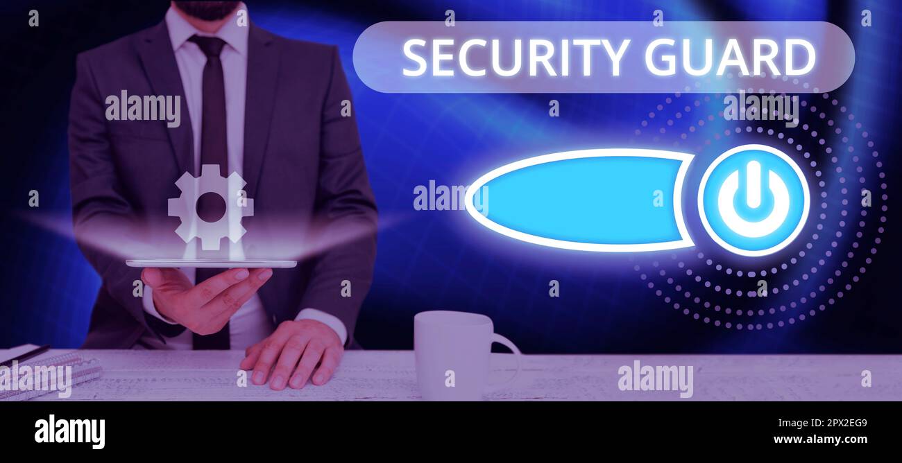 Conceptual Display Security Guard Word For Tools Used To Manage Multiple Security Applications