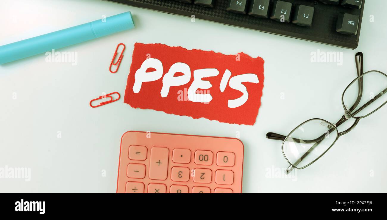 Conceptual display Ppe's, Business idea Specialized equipment for ...