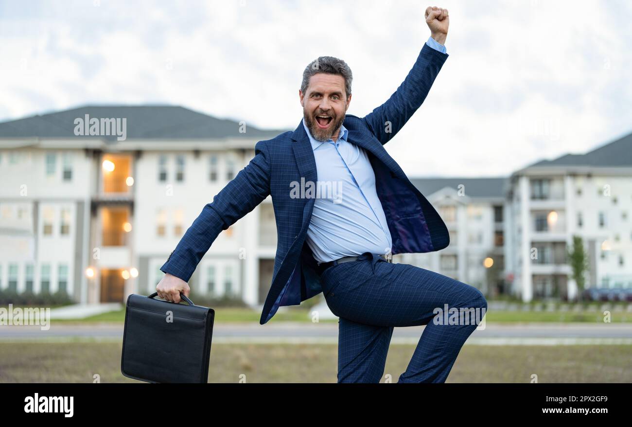 image of glad real estate business man. real estate business man. real ...
