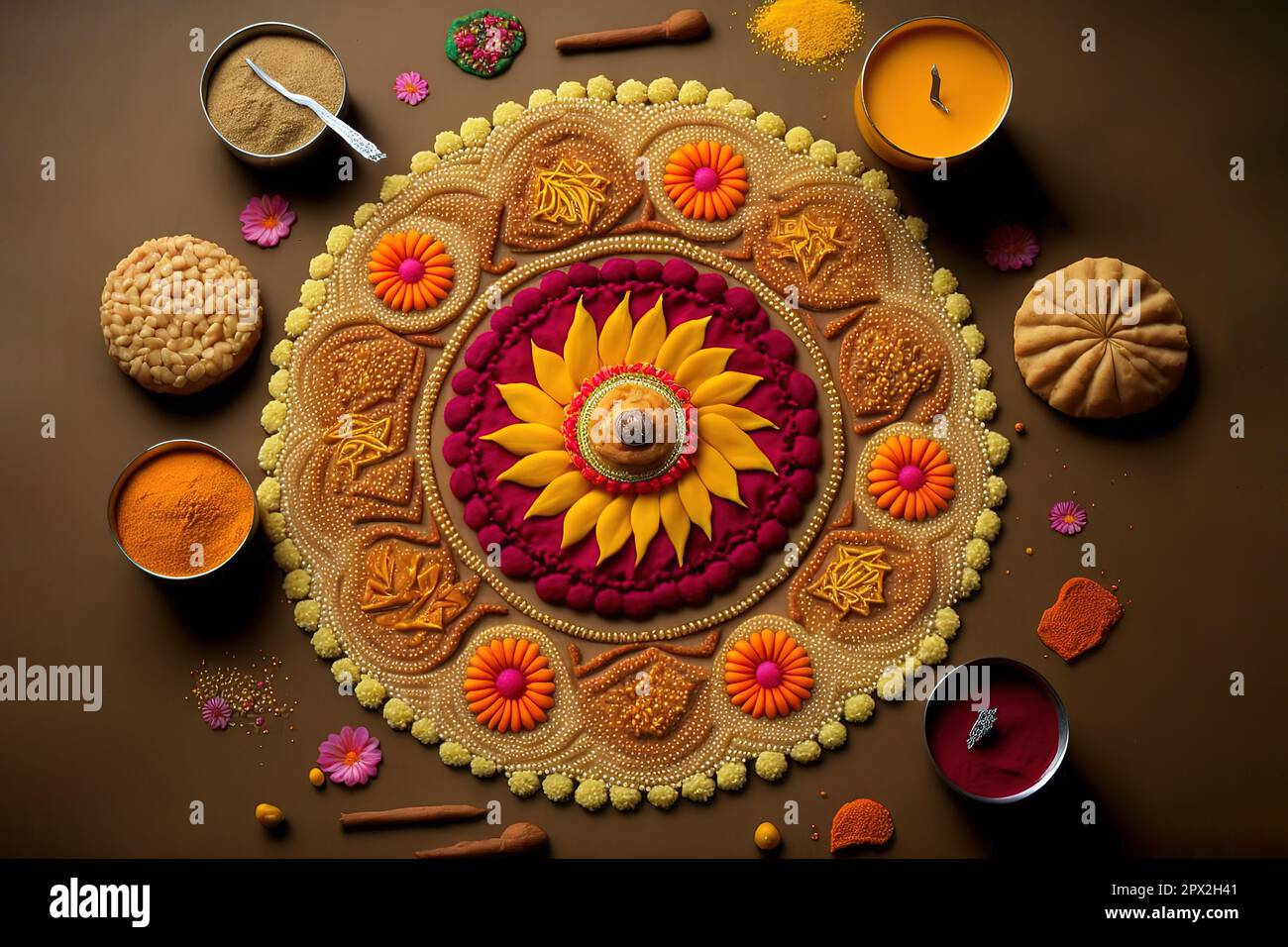 Diwali Rangoli Designs With Diya