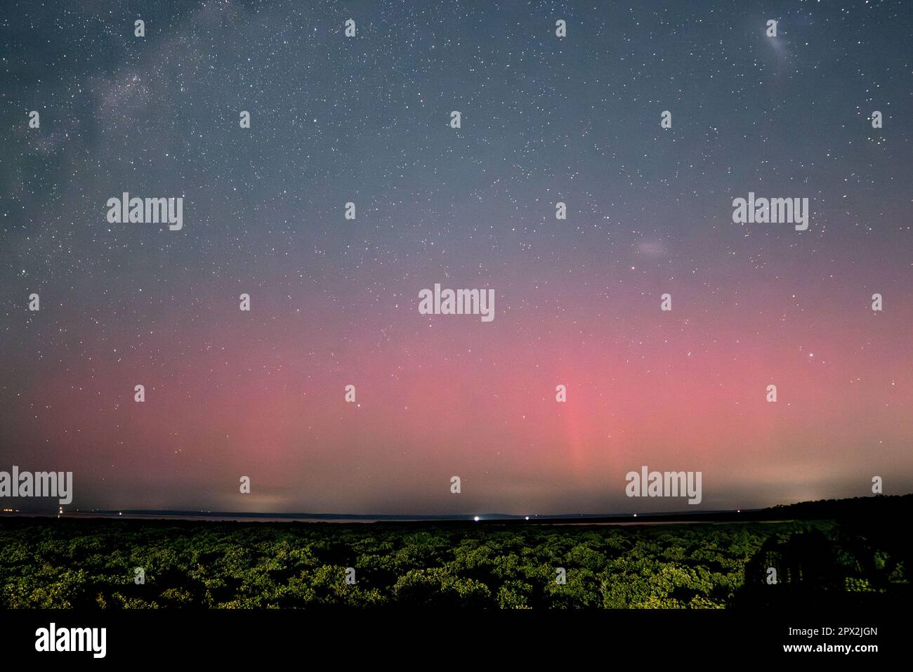 Aurora Australis from Victoria Australia Stock Photo - Alamy