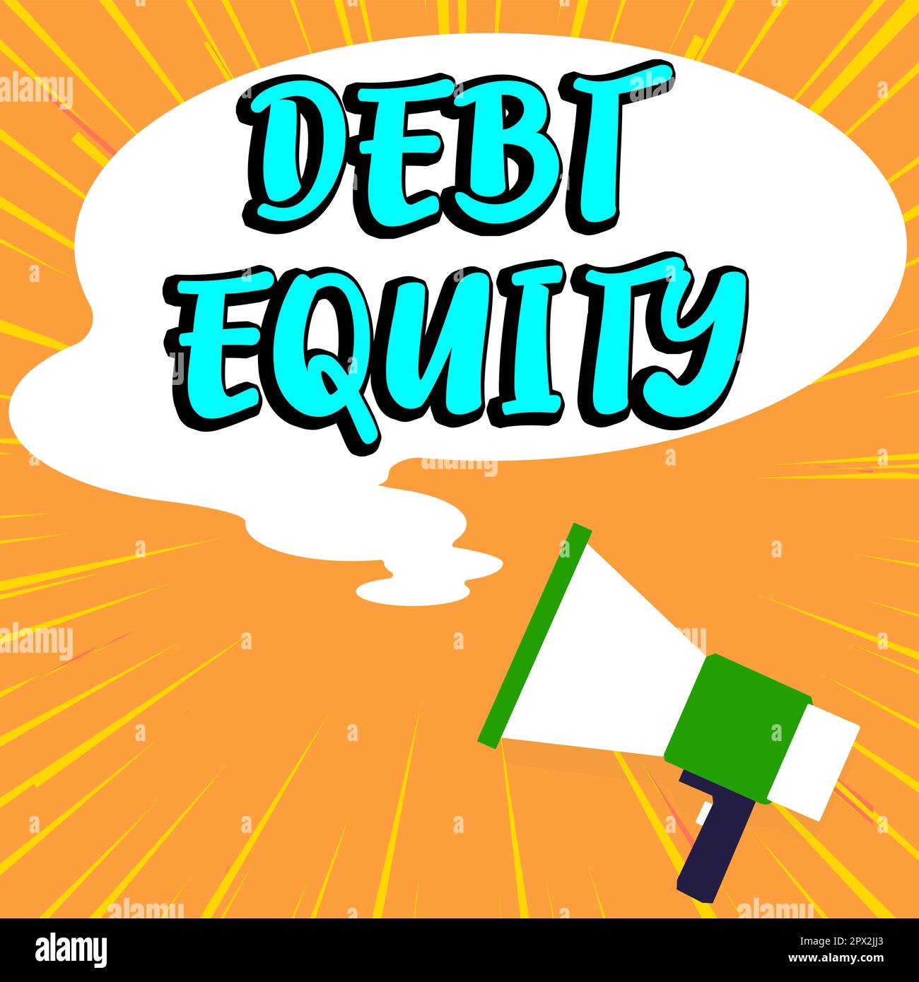 Writing displaying text Debt Equity, Business idea dividing companys ...