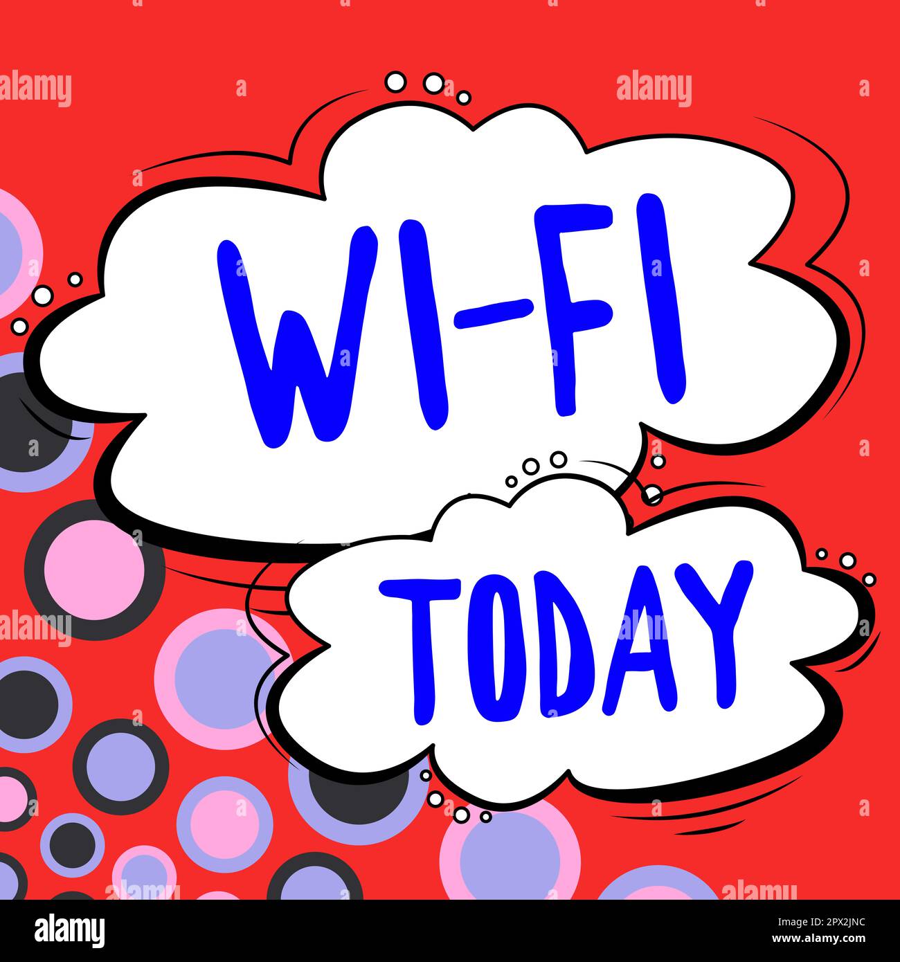 Hand writing sign Wi Fi, Word for radio technologies commonly used for ...
