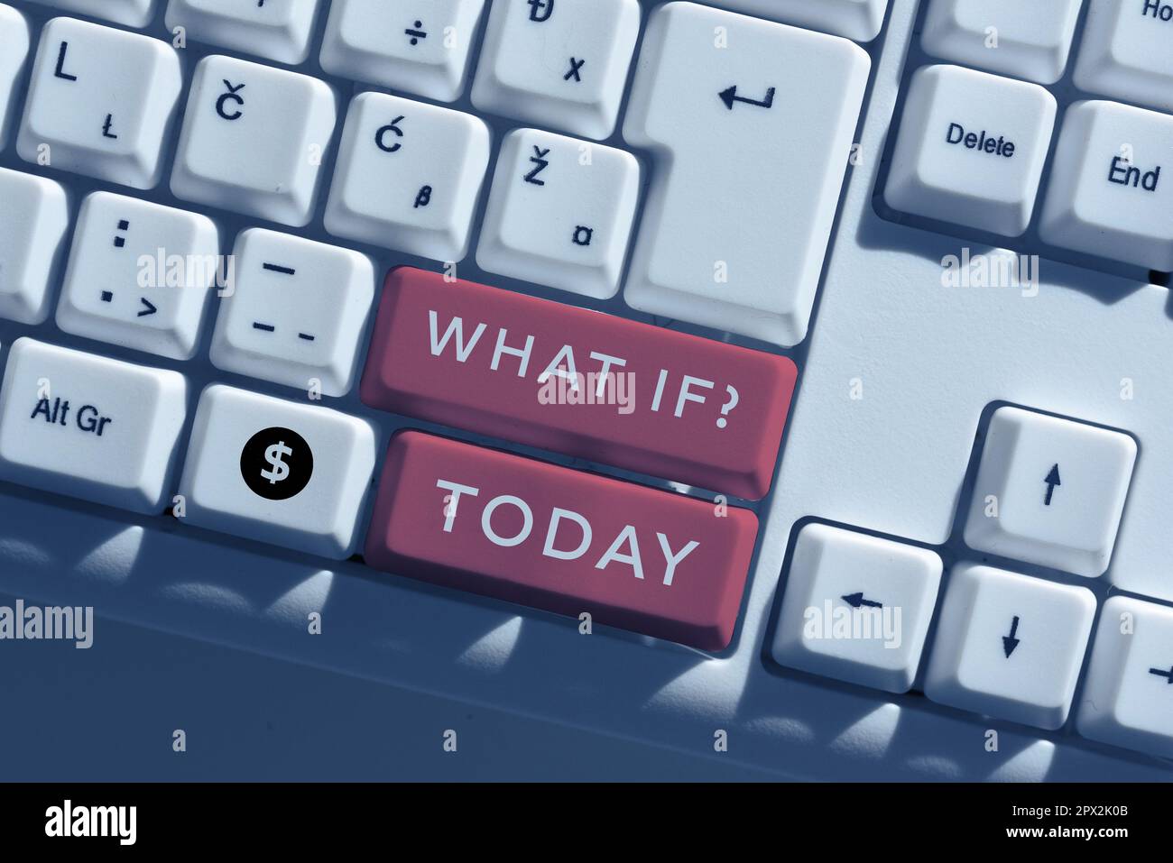 Inspiration showing sign What If, Internet Concept Study all ...