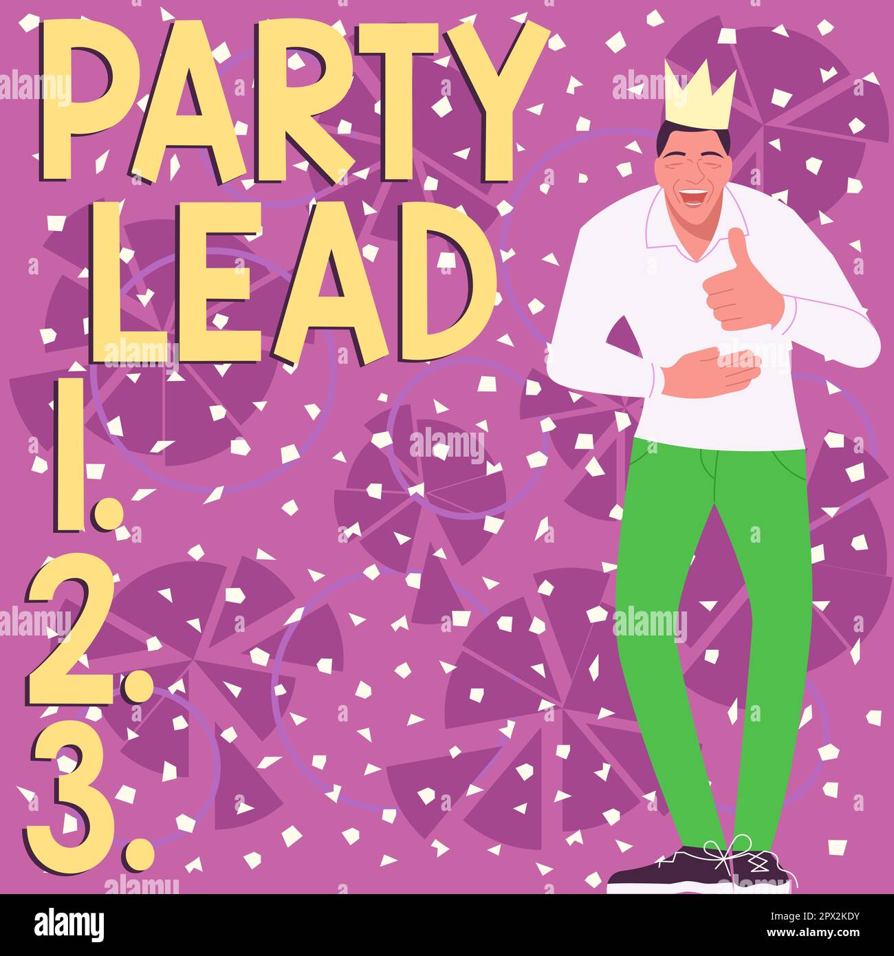 Hand writing sign Party Lead, Business idea acts as the official ...