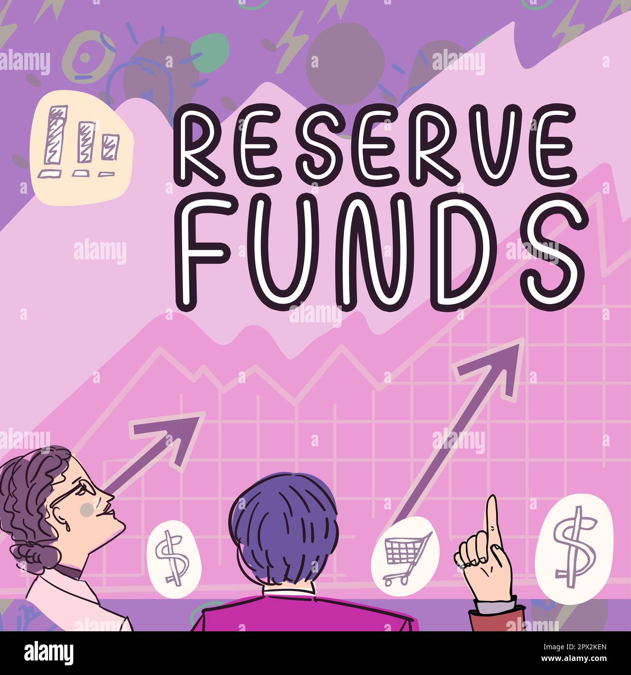 Writing displaying text Reserve Funds, Internet Concept money released ...