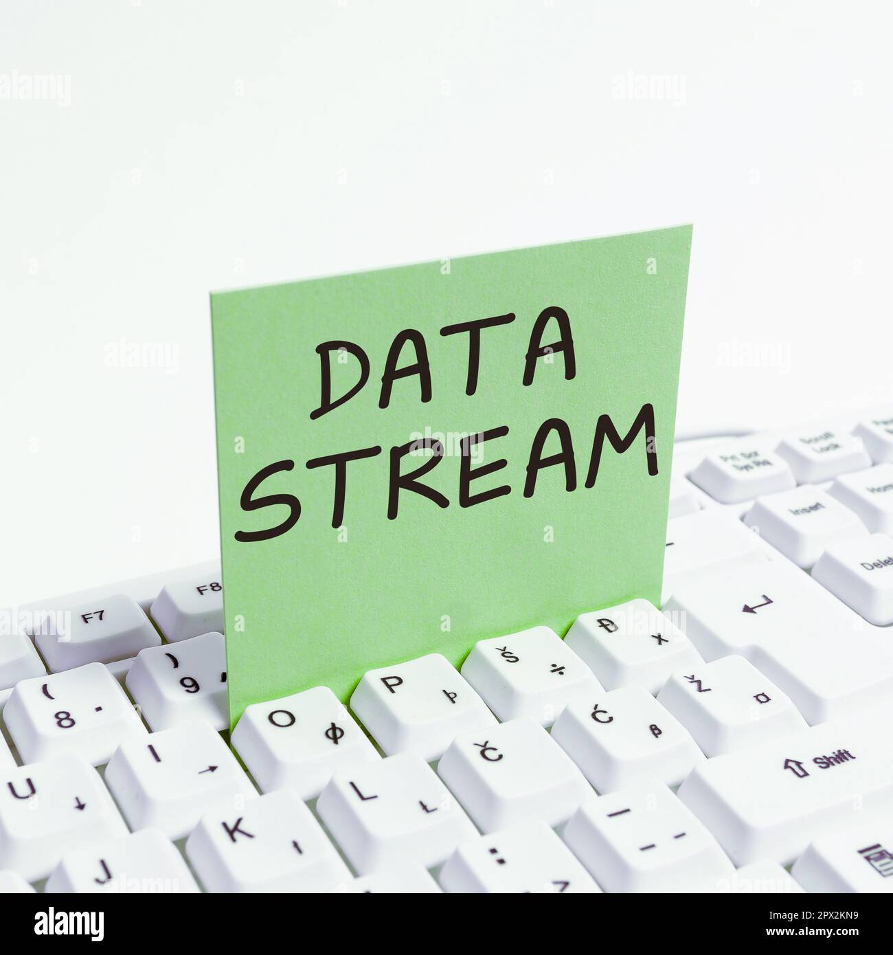 Handwriting text Data Stream, Concept meaning sequence of digitally ...
