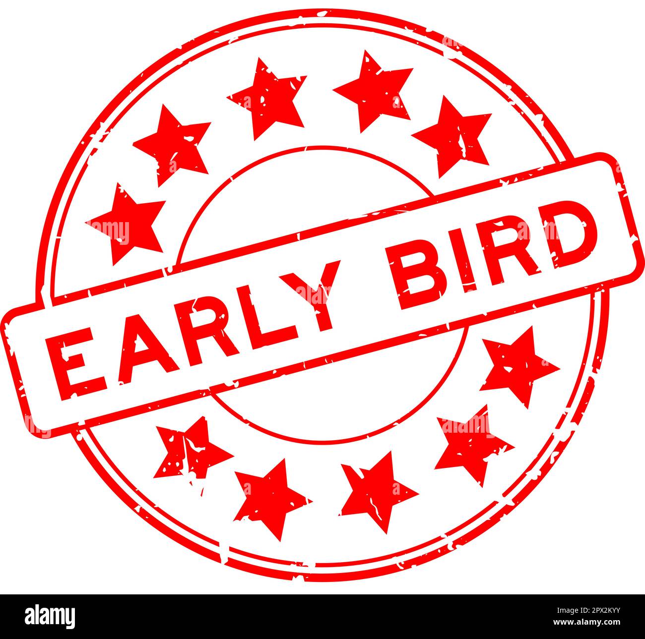 Early bird discount stamp hi-res stock photography and images - Alamy