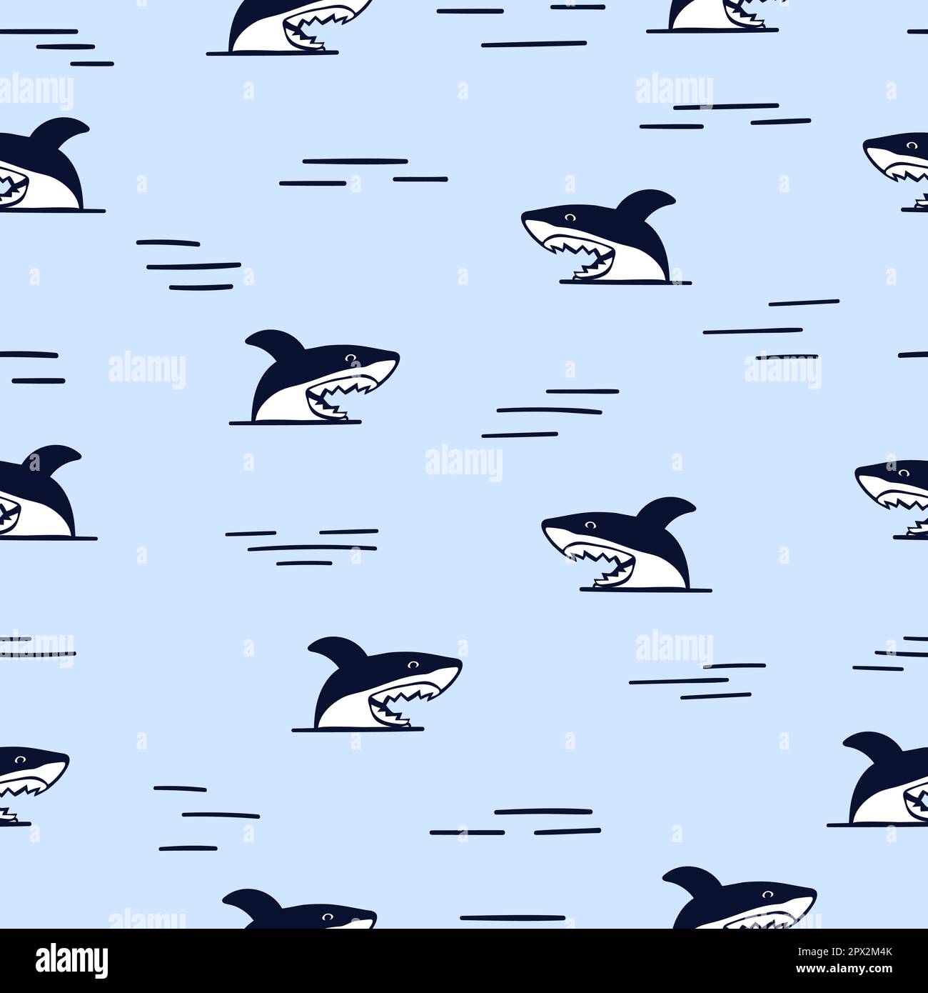 Cartoon sharks hi-res stock photography and images - Alamy