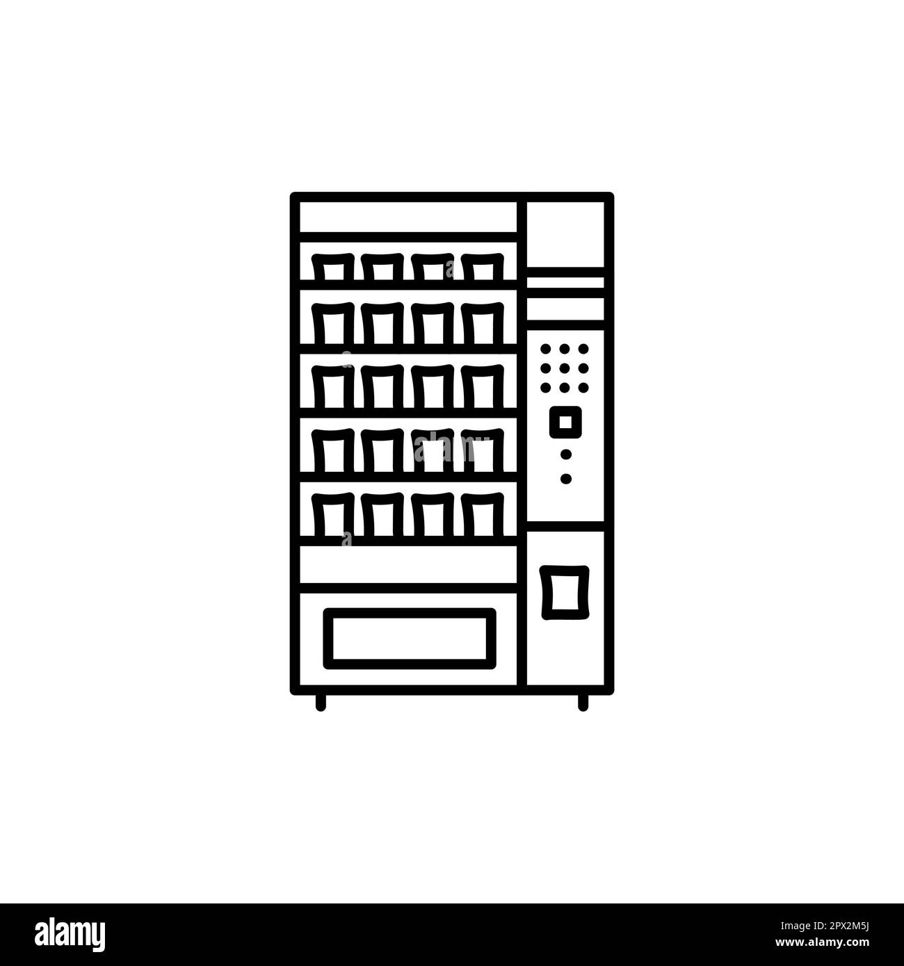 Self ordering kiosk Stock Vector Images - Alamy