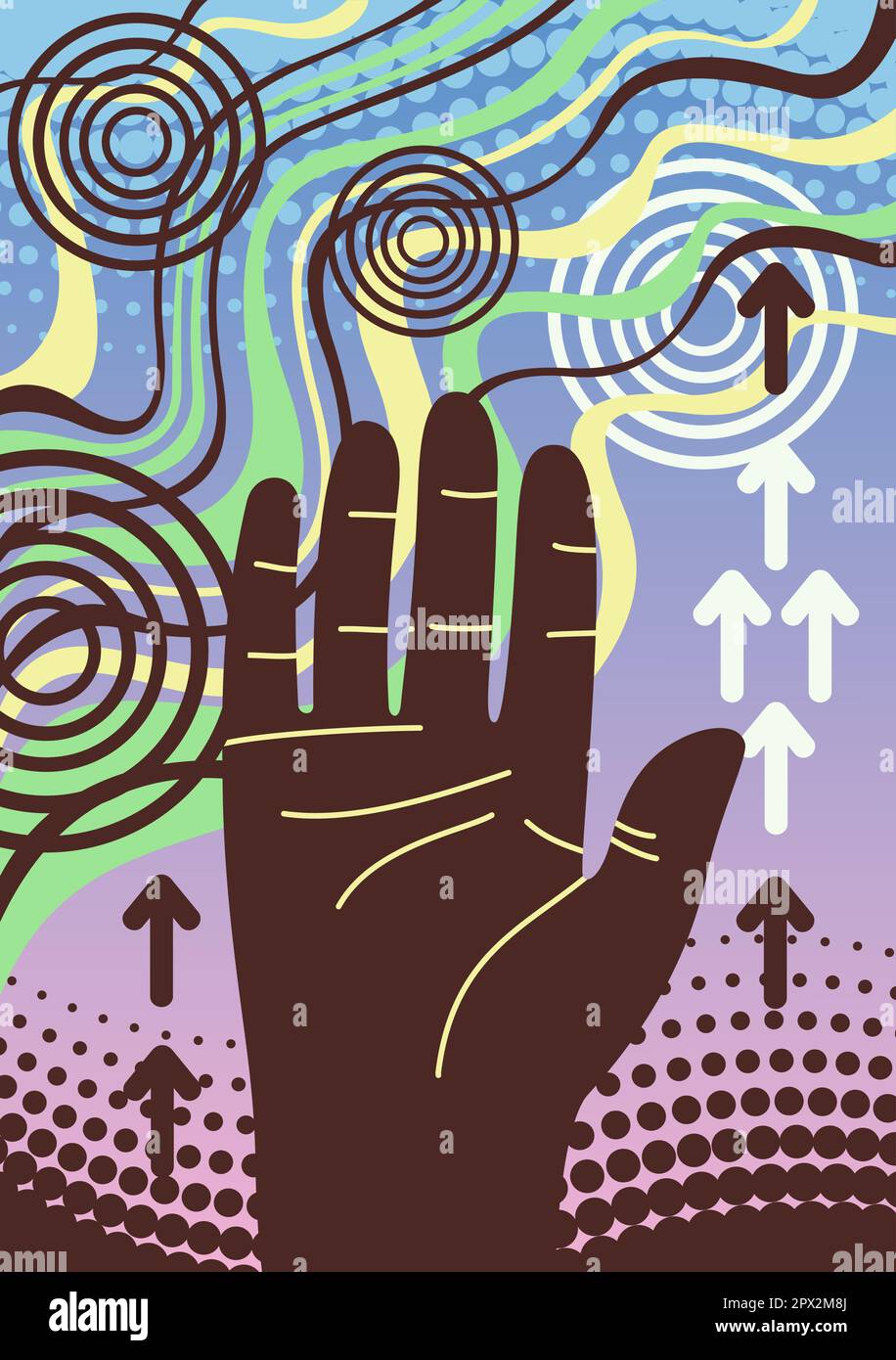 Abstract psychedelic poster Stock Vector Image & Art - Alamy