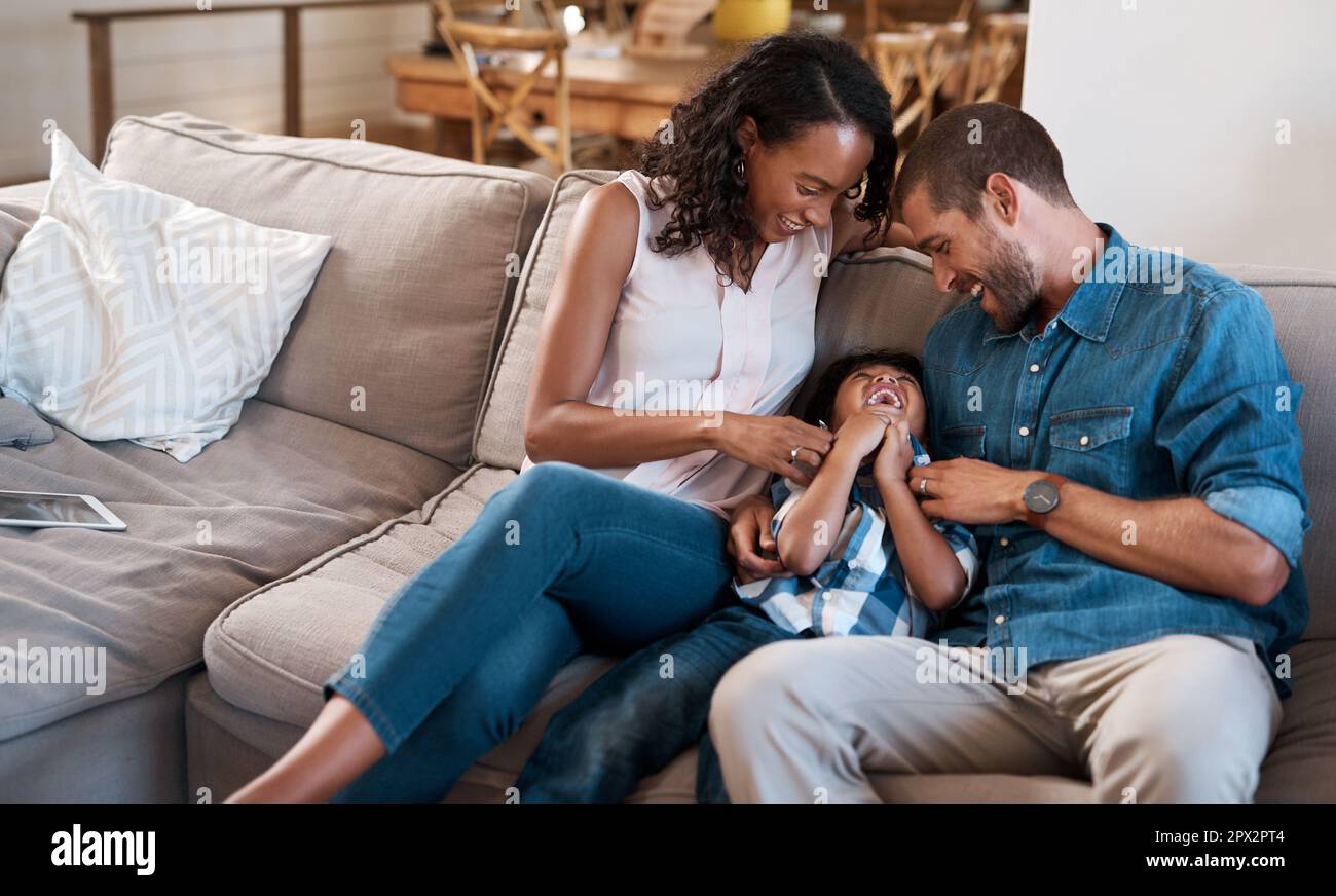 Boy being tickled hi-res stock photography and images - Alamy