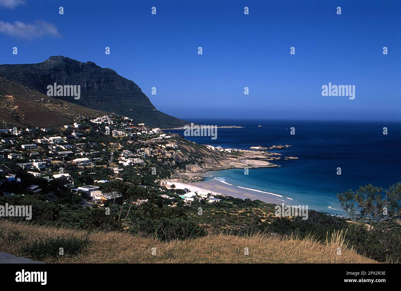 Panoramic view of llandudno bay, western Cape, south africa Stock Photo ...