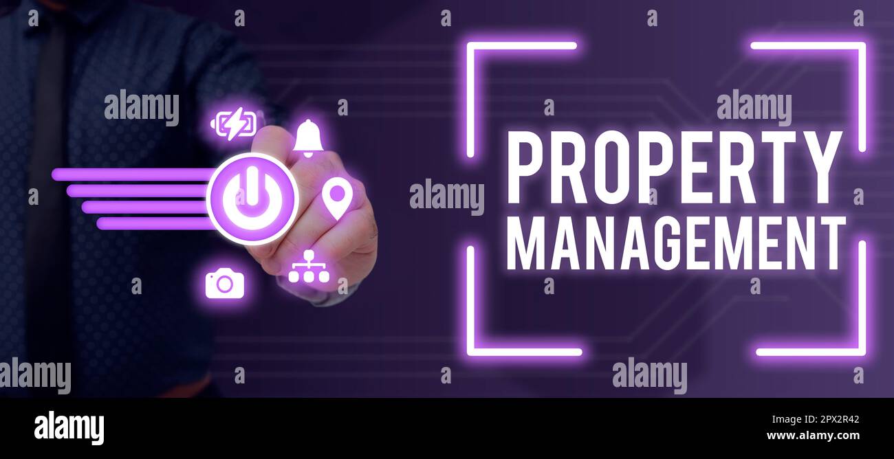 Inspiration showing sign Property Management, Business overview Overseeing of Real Estate ...