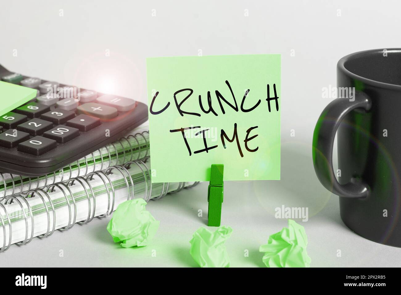 Sign displaying Crunch Time, Business idea period when pressure to ...