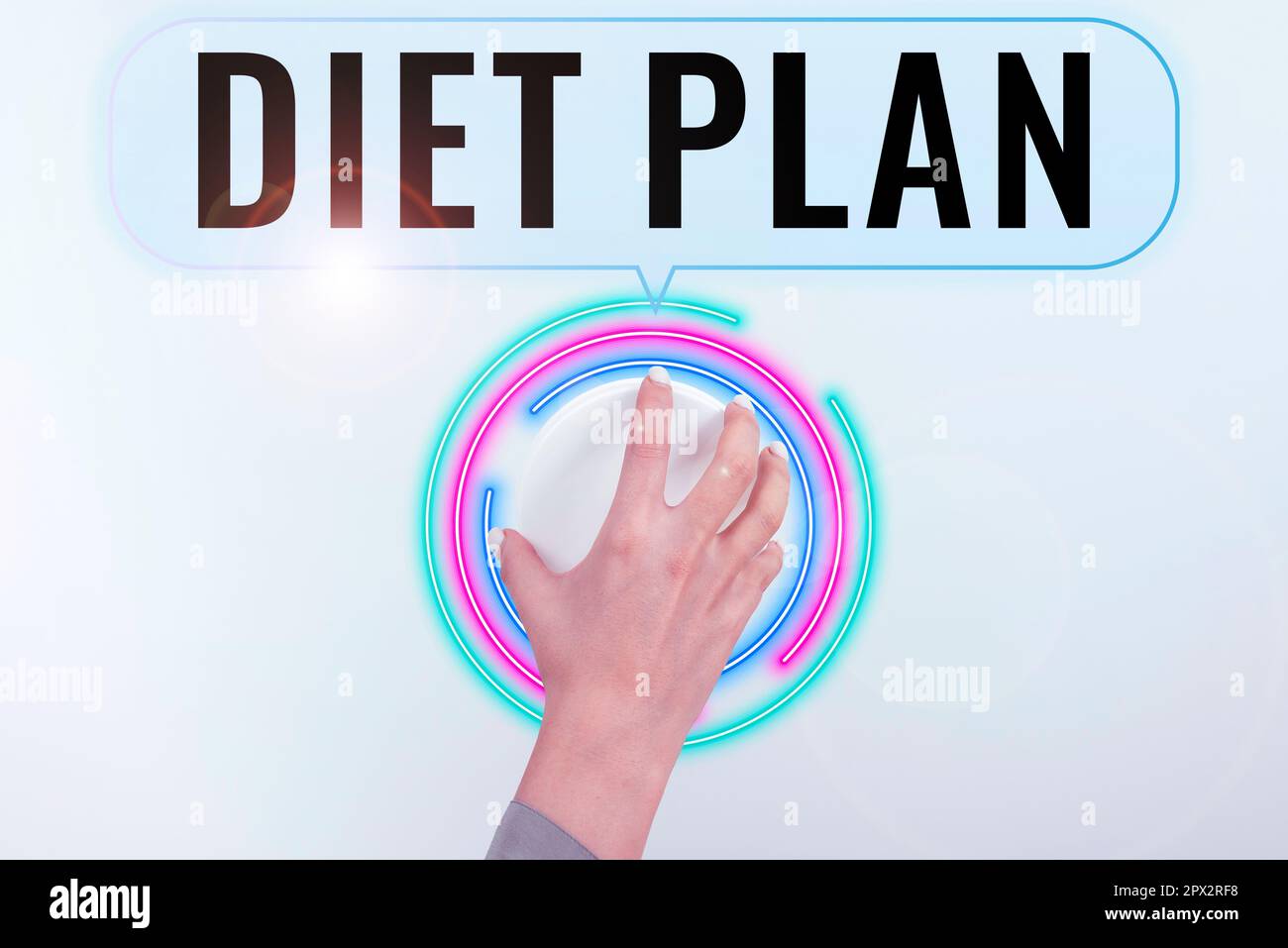 Conceptual caption Diet Plan, Internet Concept Use of specific intake ...