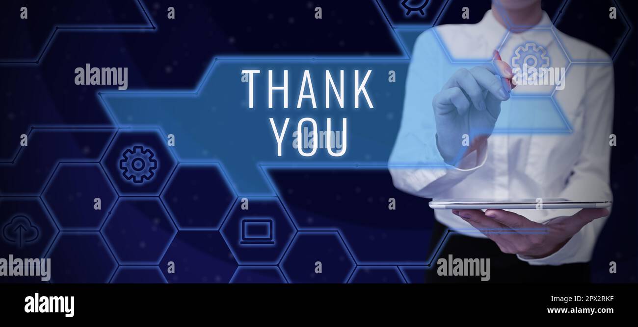 Inspiration showing sign Thank You, Business approach replaying on ...