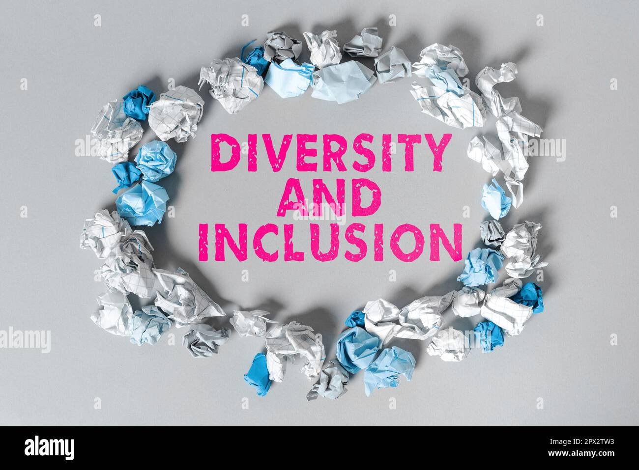 Text caption presenting Diversity And Inclusion, Business overview ...