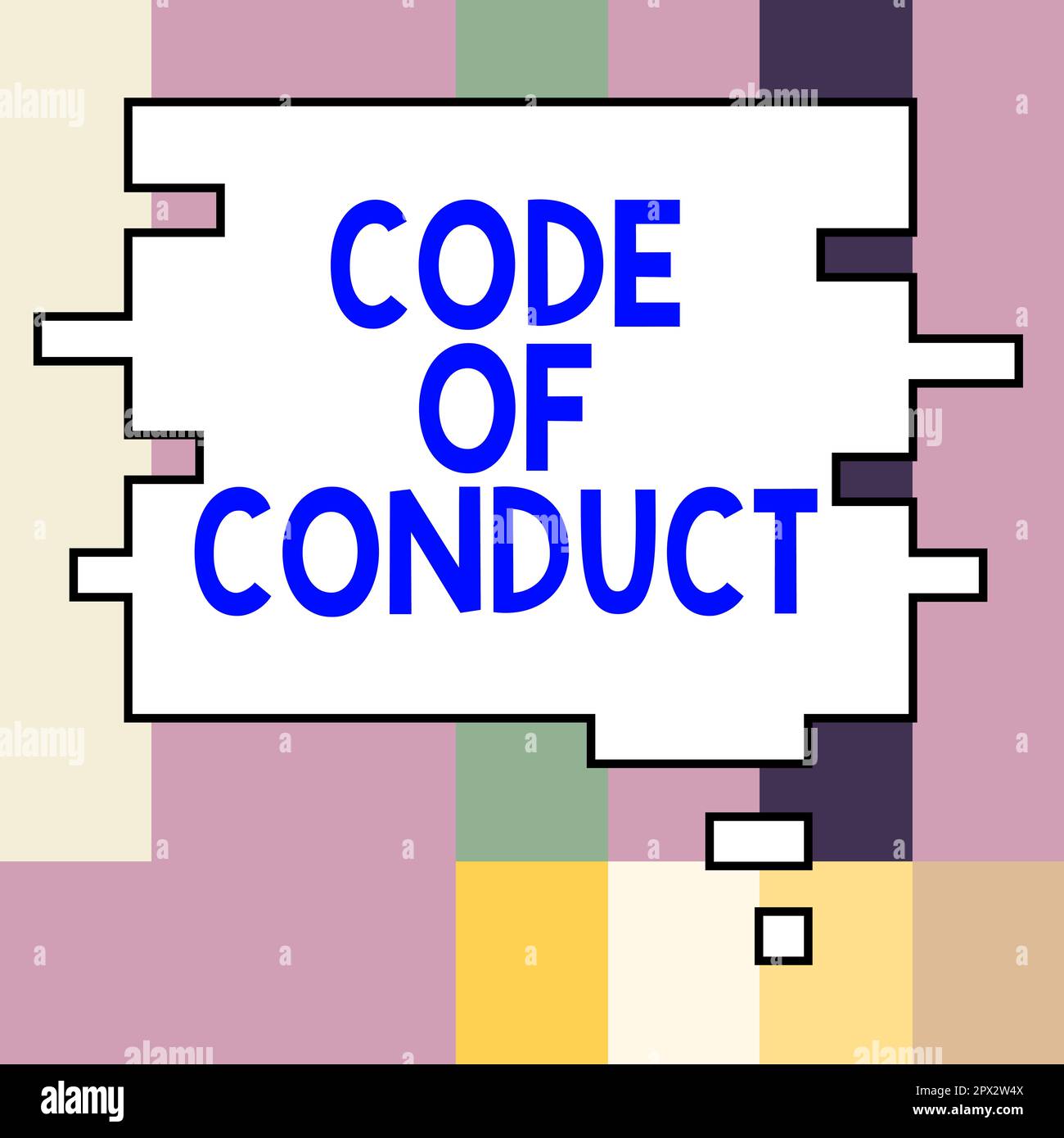Inspiration showing sign Code Of Conduct, Internet Concept Ethics rules ...